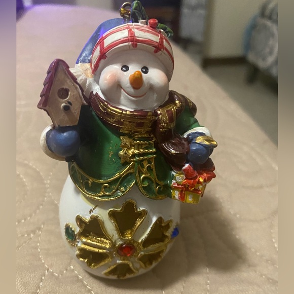 Holiday | Ceramic Smiling Snowman Ornament | Poshmark
